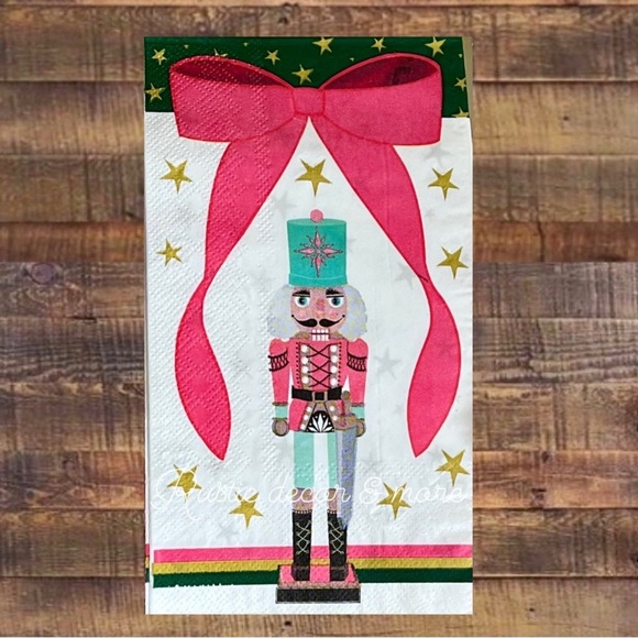Office | Nutcracker Guest Paper Napkins For Decoupaging Set Of 6 | Poshmark